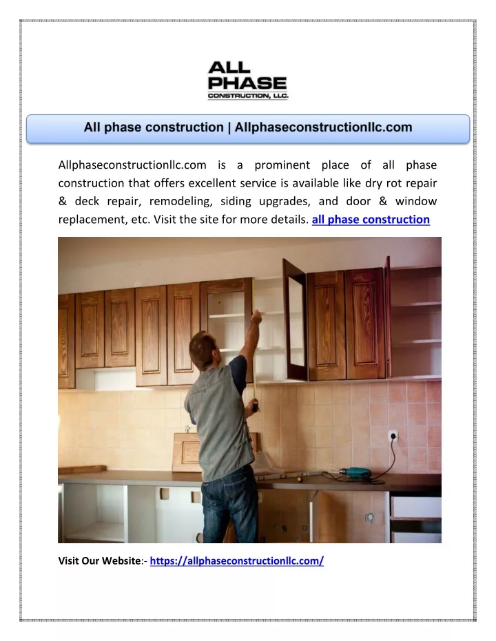 PPT - All phase construction | Allphaseconstructionllc.com PowerPoint ...