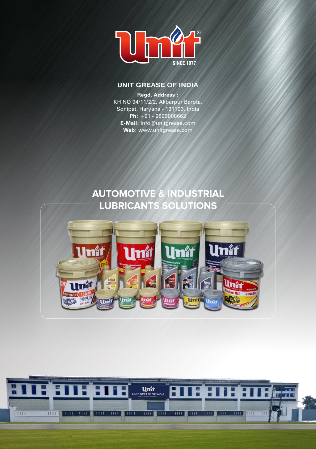 PPT - UNIT GREASE - Oil & Grease Manufacturers in India PowerPoint ...