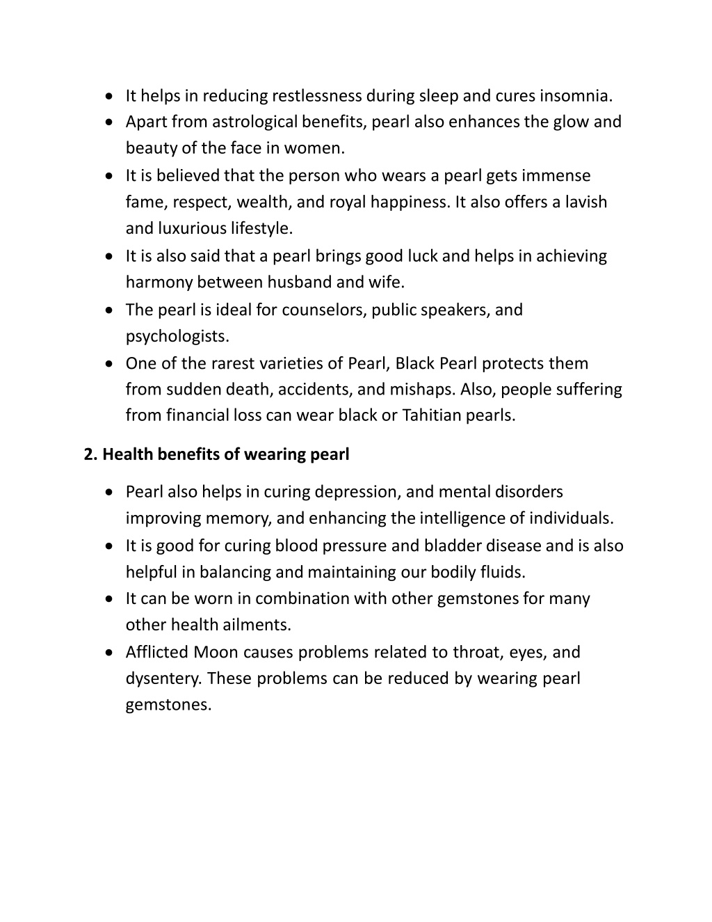 PPT - Astrological Benefits of Wearing Moti Ratna (Pearl) PowerPoint ...