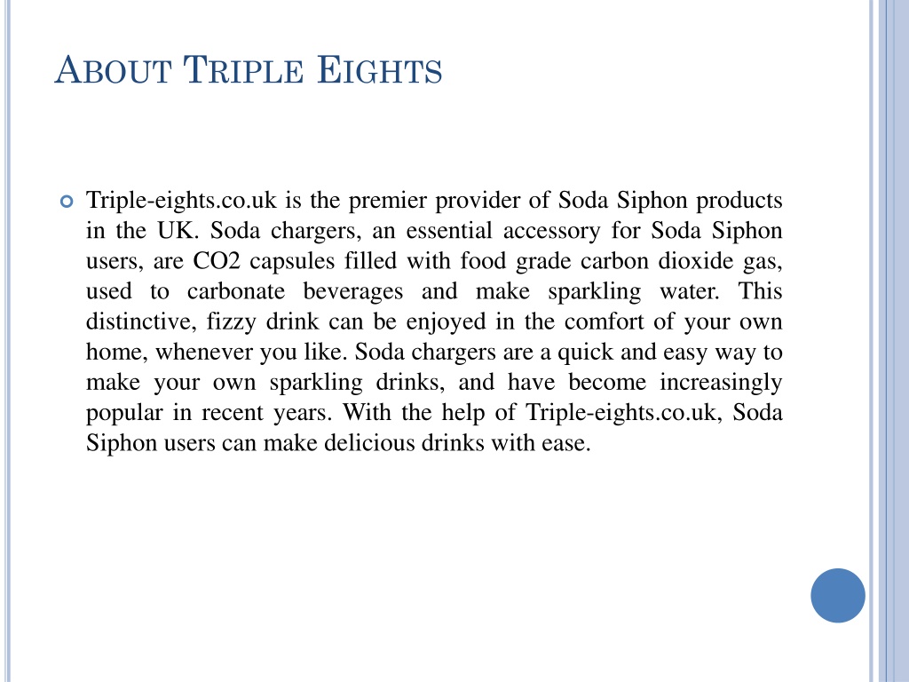 PPT - The Significance of Soda Chargers and Carbonated Drinks ...