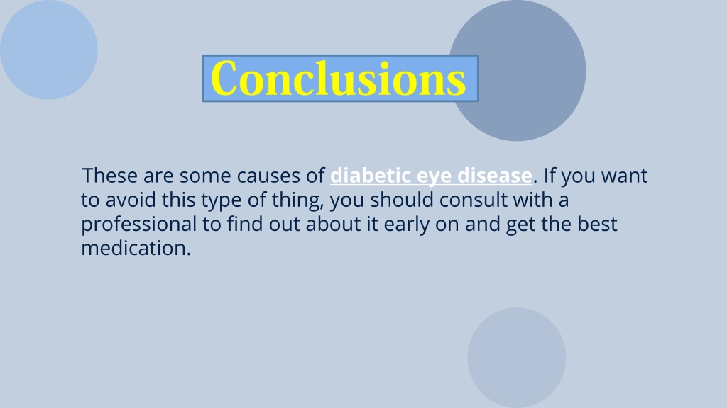 PPT - Causes of Diabetic Eye Disease PowerPoint Presentation, free ...