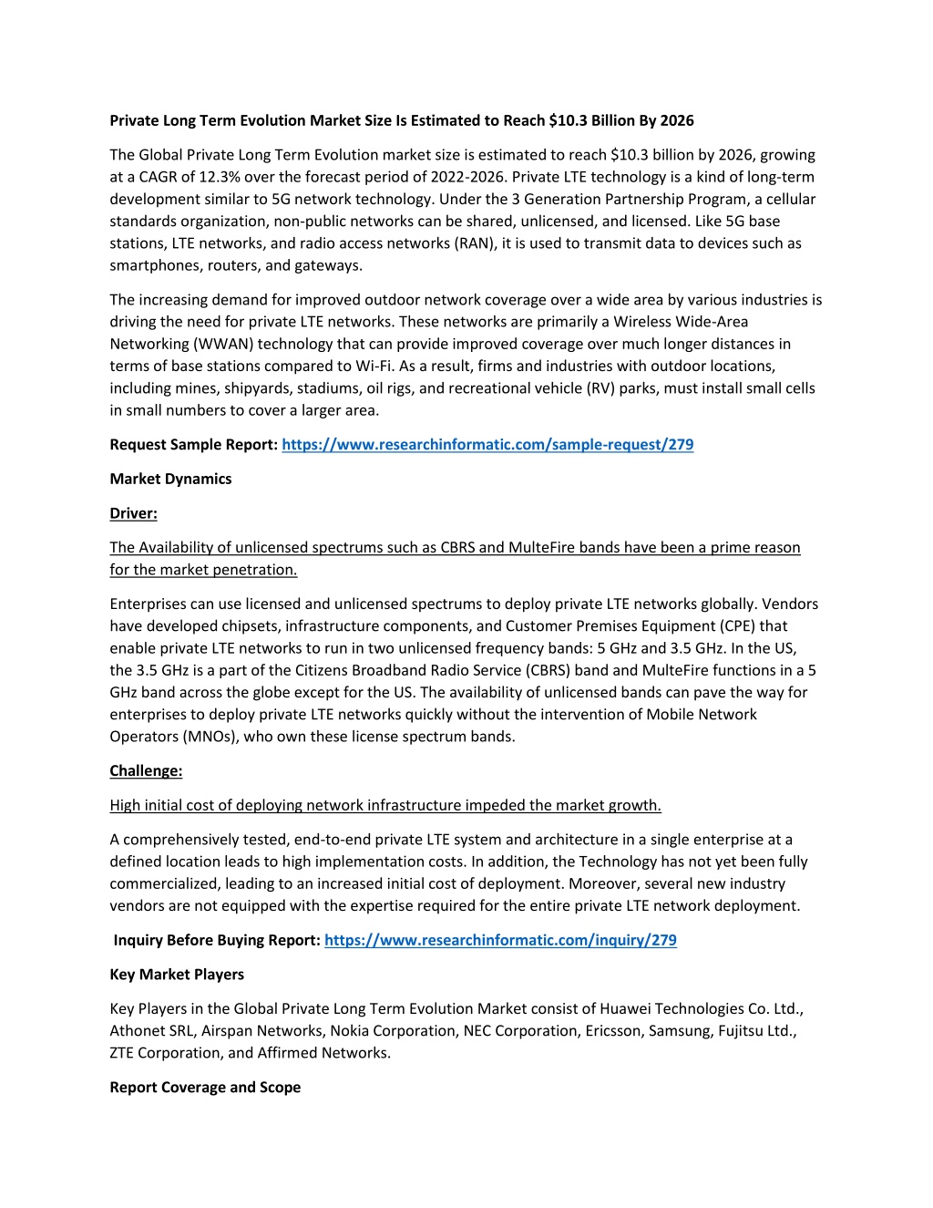 PPT - Private Long Term Evolution Market Size Is Estimated to Reach $10 ...