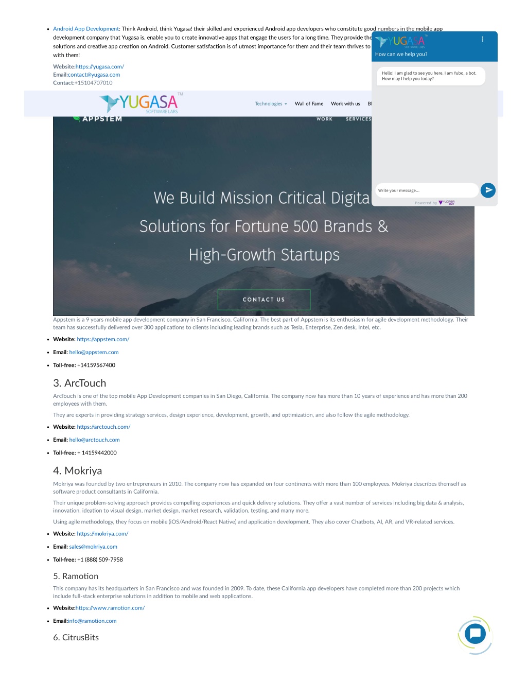 PPT - yugasa-com-best-companies-top-10-mobile-app-development-companies ...