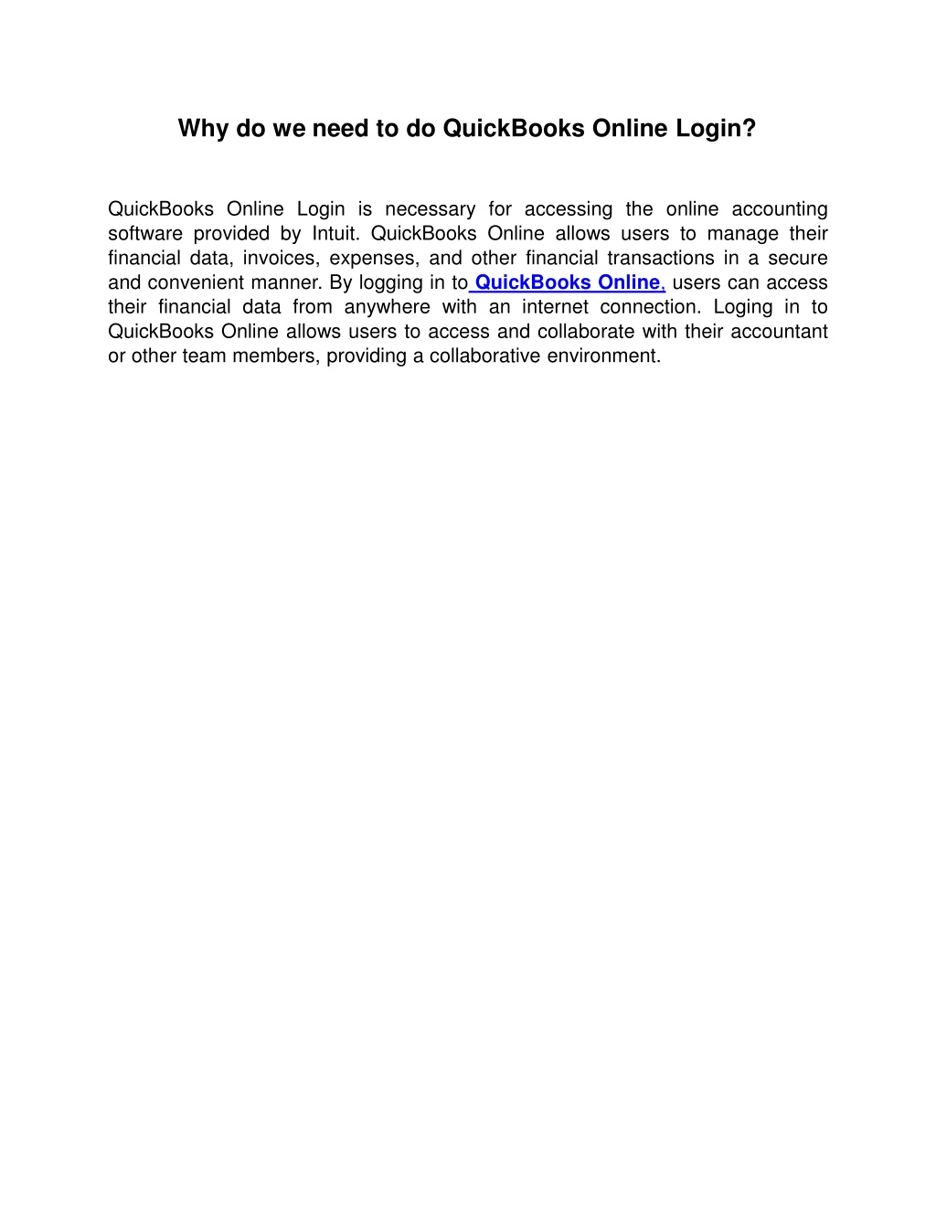 PPT - QuickBooks-Online-Login PowerPoint Presentation, free download ...