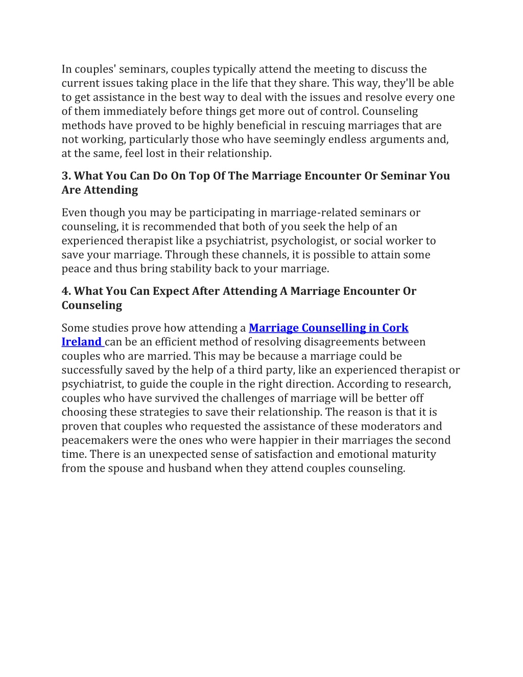 PPT - Marriage Counselling in Cork Ireland PowerPoint Presentation ...