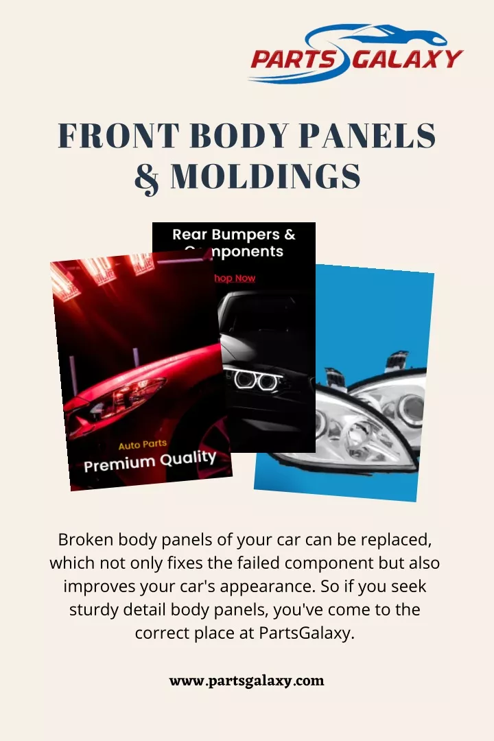 PPT - Front Body Panels on a Car - Partsgalaxy PowerPoint Presentation ...