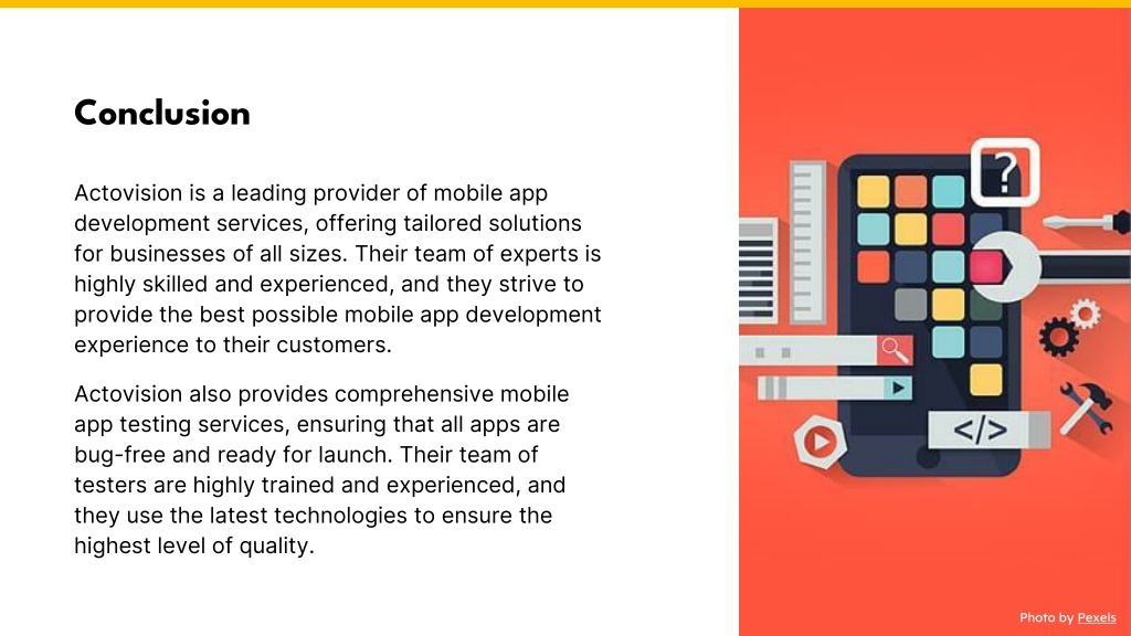 PPT - Mobile app development service from Actovision PowerPoint ...
