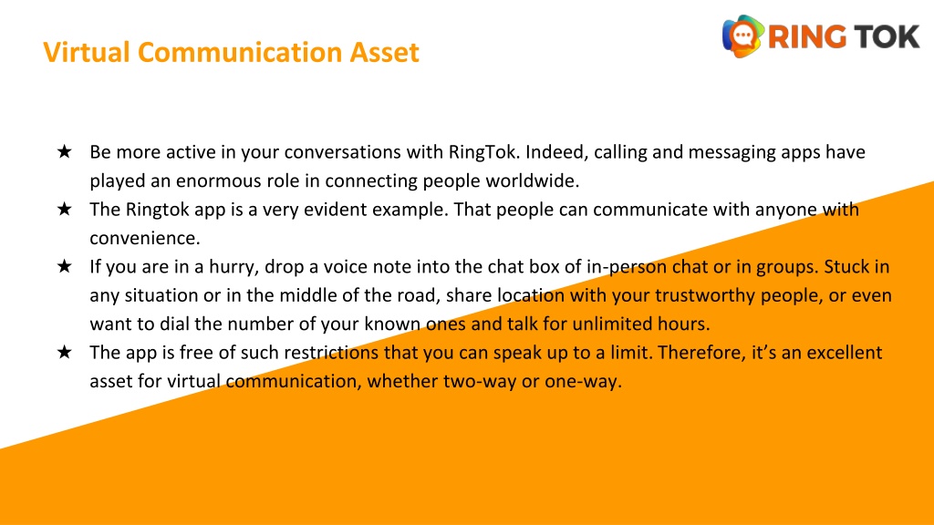 PPT - The Future of Calling Apps Like RingTok After Coronavirus ...