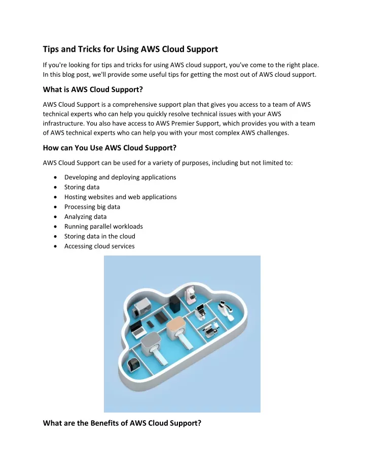 PPT - Tips and Tricks for Using AWS Cloud Support PowerPoint ...