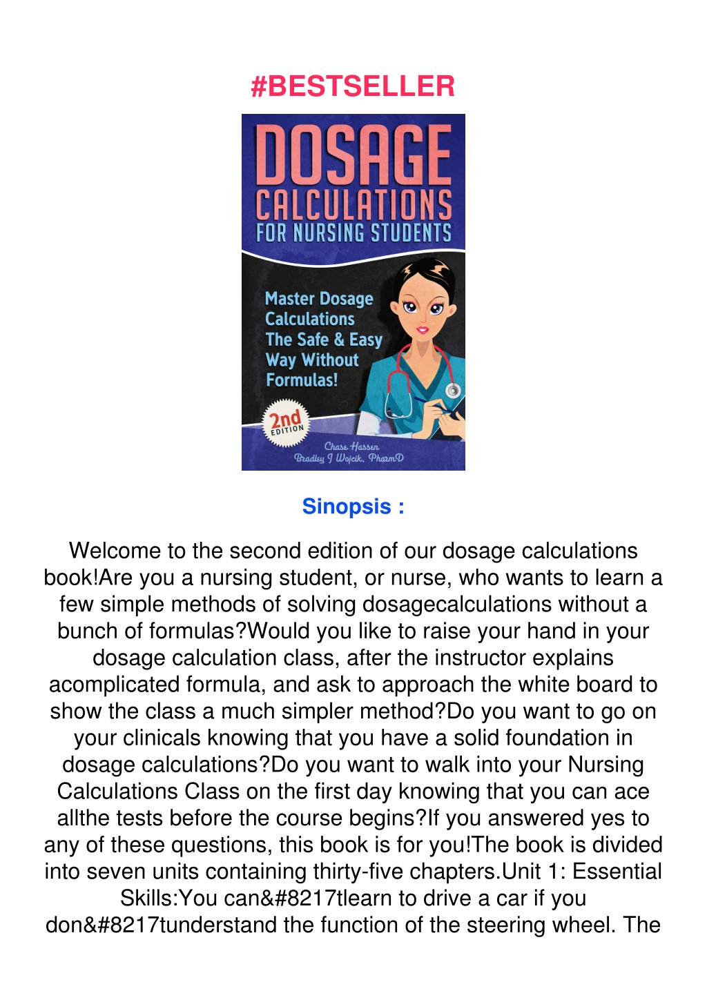 PPT - download Dosage Calculations for Nursing Students: Master Dosage ...