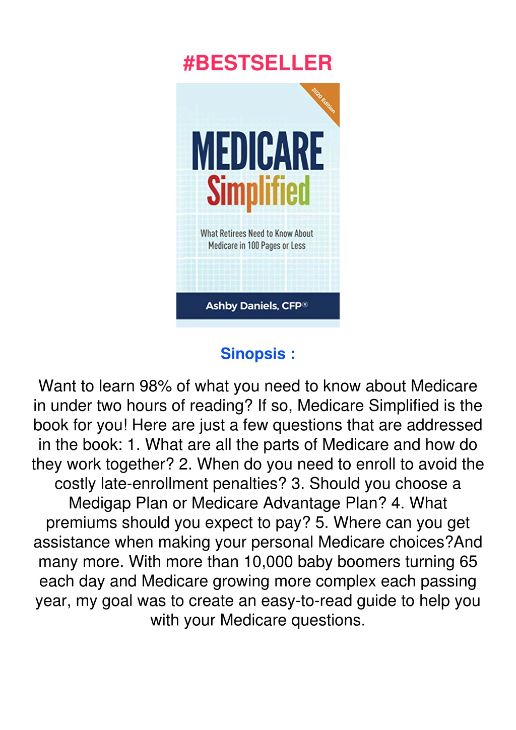 PPT - free pdf Medicare Simplified: What Retirees Need to Know About Medicare in 100 PowerPoint ...