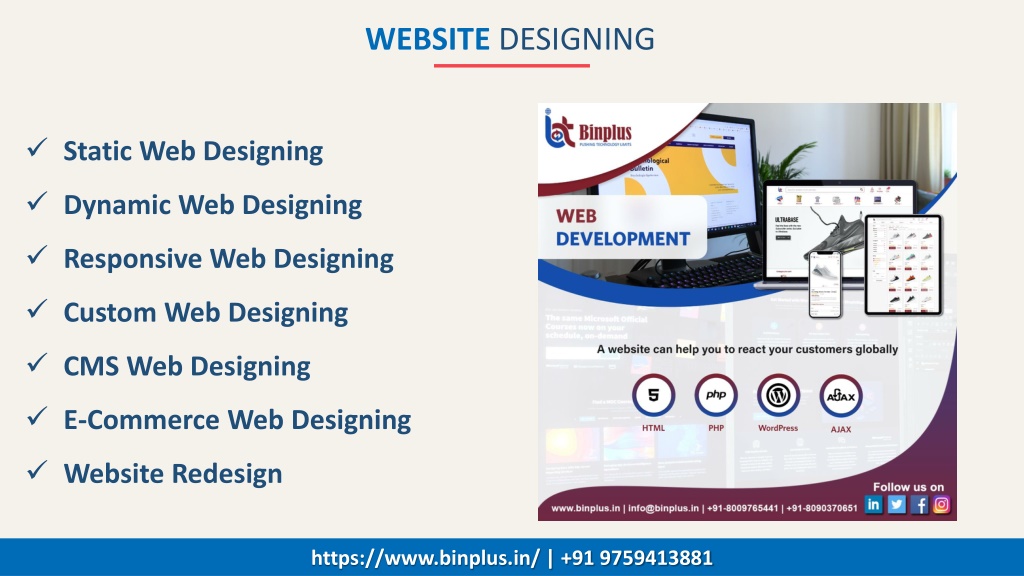 PPT - Website Development & Software Development Company in Jhansi ...