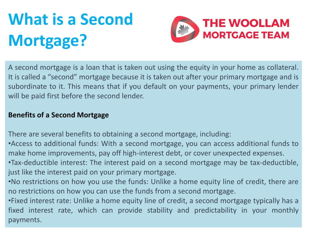 PPT - Ottawa Second Mortgages PowerPoint Presentation, free download ...