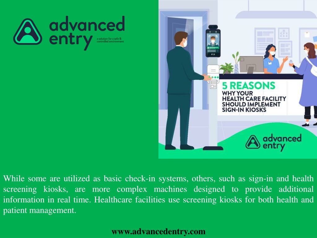 PPT - Multiple Benefits of a Sign-In and Health Screening Kiosk at Your ...