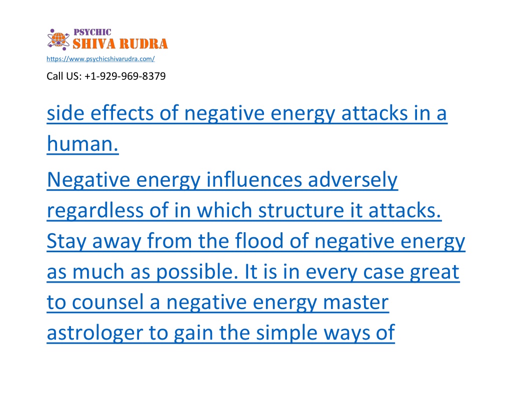 PPT - Best Negative Energy Removal In New Jersey - psychicshivarudra ...