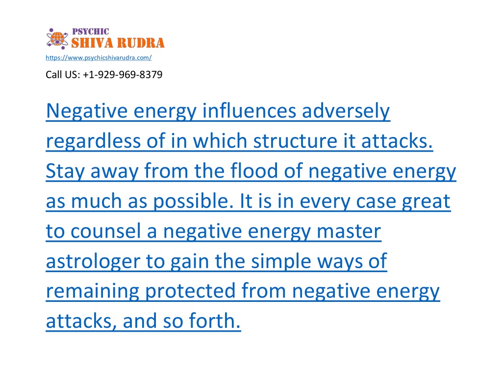 PPT - Best Negative Energy Removal In New Jersey - psychicshivarudra ...