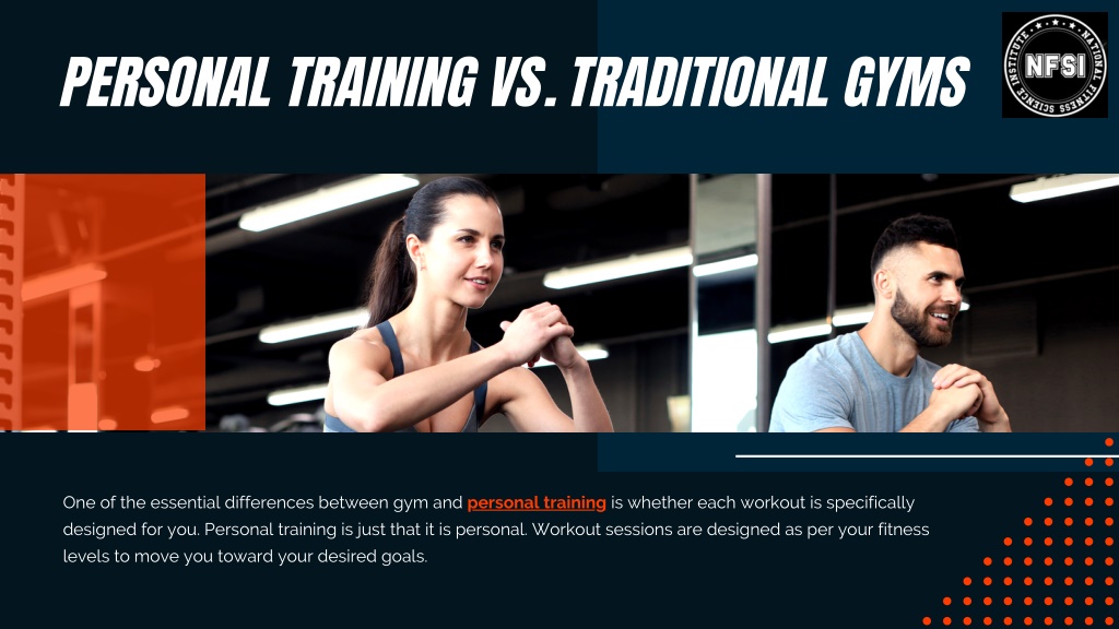 PPT - Reasons to Choose Personal Training Studios over Traditional Gyms ...