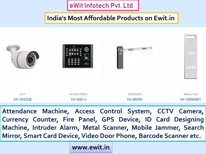 PPT - Best quality security CCTV Cameras and Hot products at eWit ...