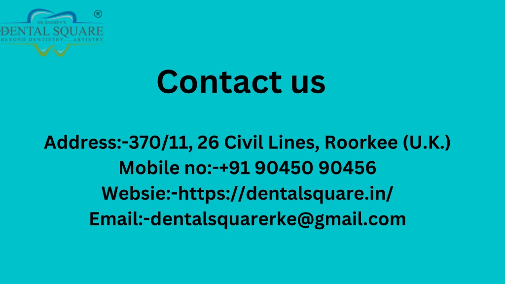 PPT - Best Clinic For Dental Implants | Dental Square PowerPoint ...