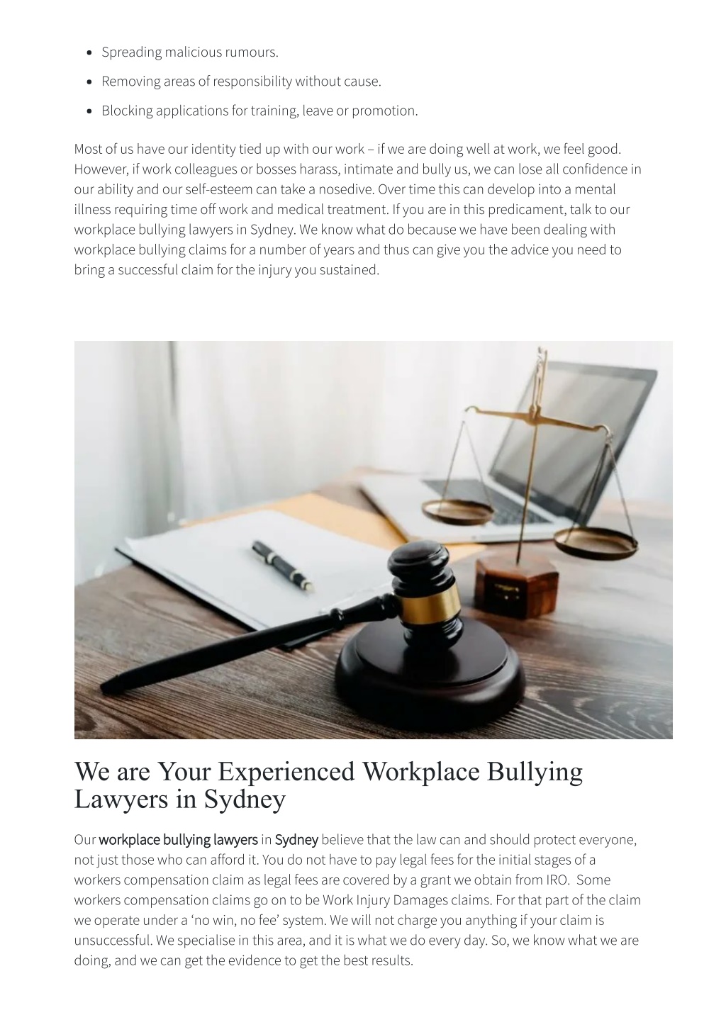 PPT - Workplace Bullying Lawyers Sydney PowerPoint Presentation, free ...
