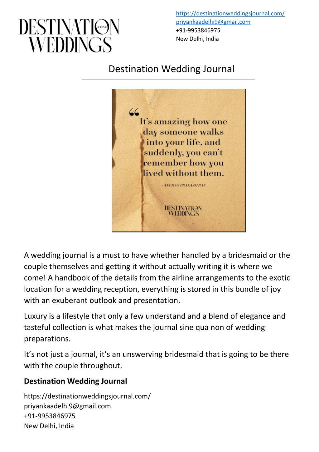 PPT - Destination Wedding Journal PowerPoint Presentation, free ...