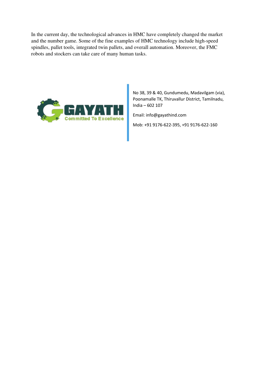 PPT - HMC machining companies In India PowerPoint Presentation, free ...