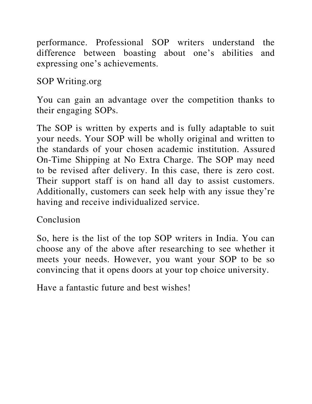 PPT - Top University SOP Writing Companies in India PowerPoint ...