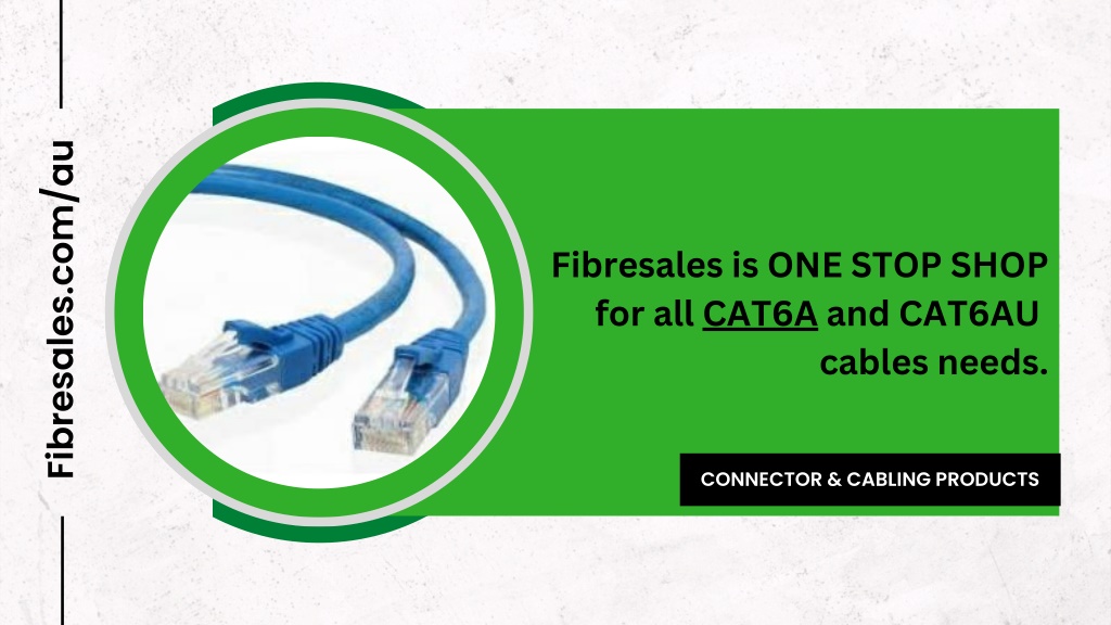 PPT - CAT6A - Fibresales PowerPoint Presentation, free download - ID ...