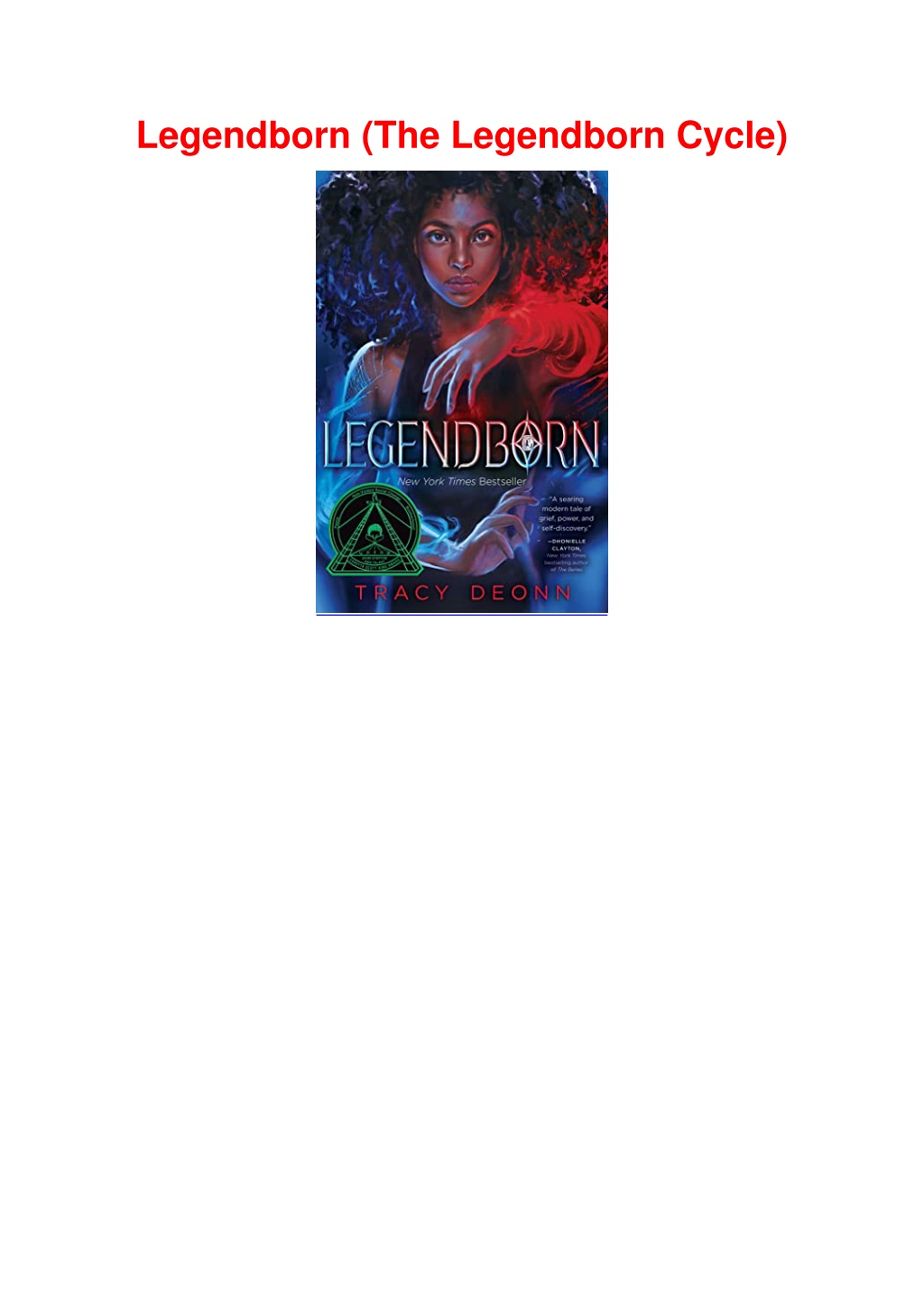 PPT - (PDF/DOWNLOAD) Legendborn (The Legendborn Cycle) PowerPoint ...
