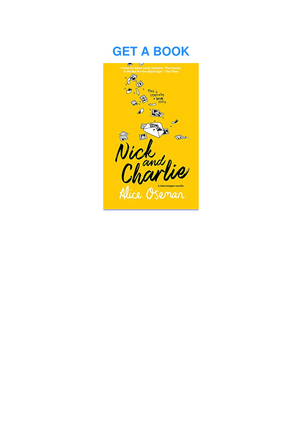 PPT - PDF/READ Nick and Charlie: A Solitaire Novella (A Heartstopper ...