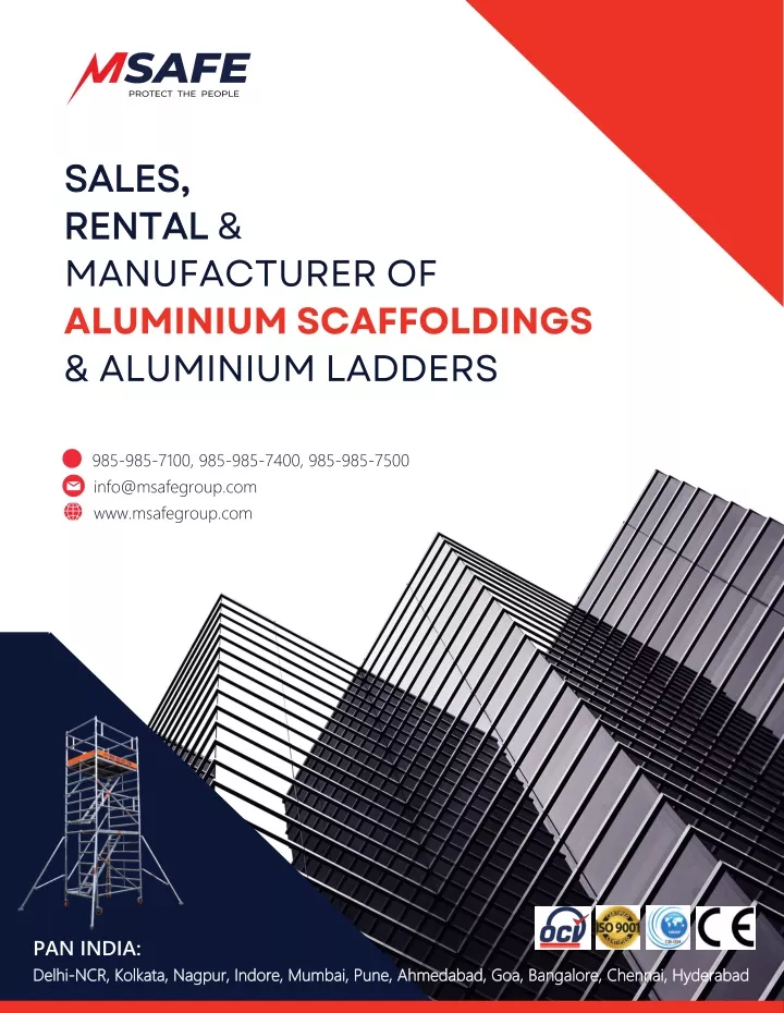 PPT - Msafe Group aluminium scaffolding catalogue PowerPoint ...