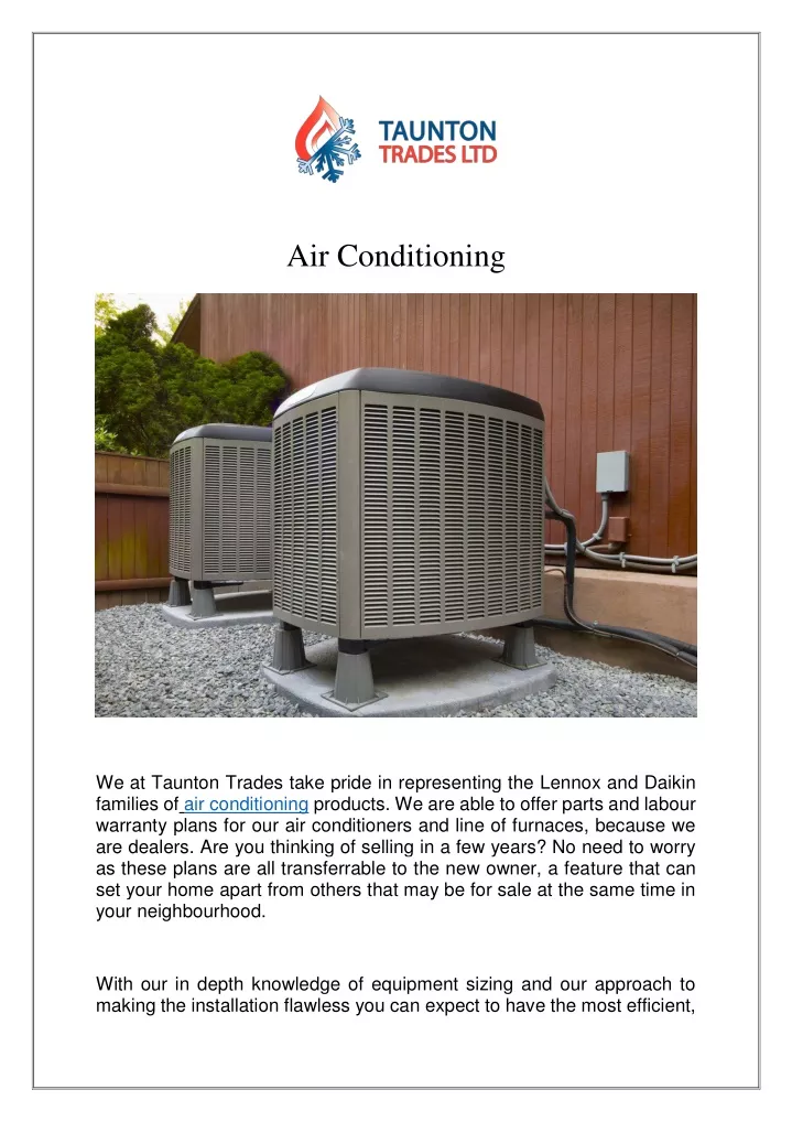 PPT - Air Conditioning PowerPoint Presentation, free download - ID:11978244