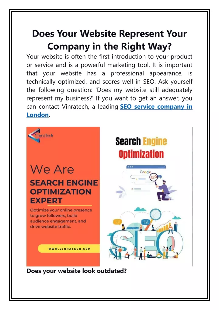 PPT - Does Your Website Represent Your Company in the Right Way ...