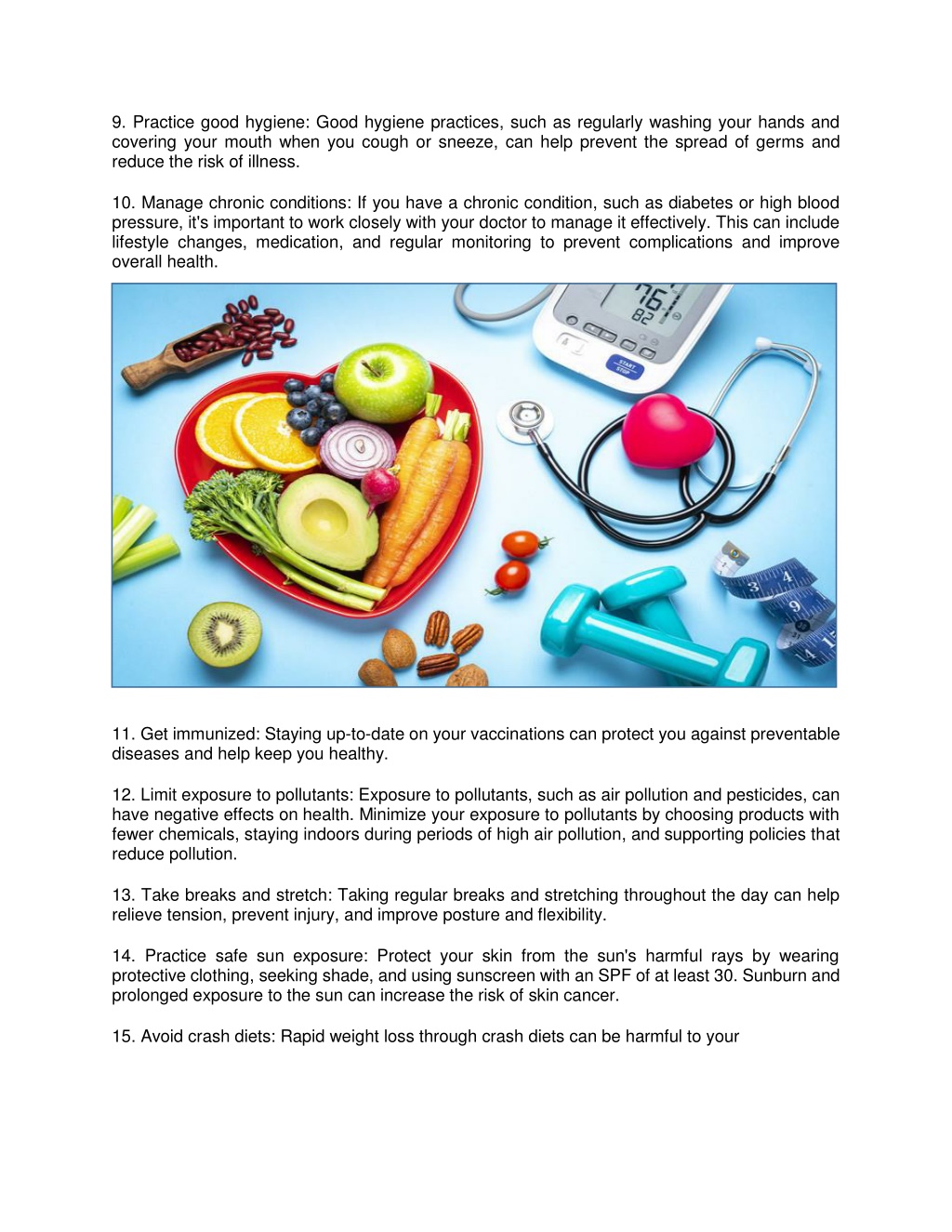 PPT - Top 5 healh tips PowerPoint Presentation, free download - ID:11979355