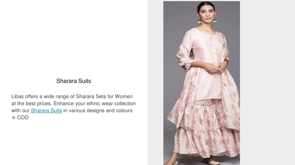 PPT - Buy Punjabi Sharara Suits for Women Online in India | Libas ...