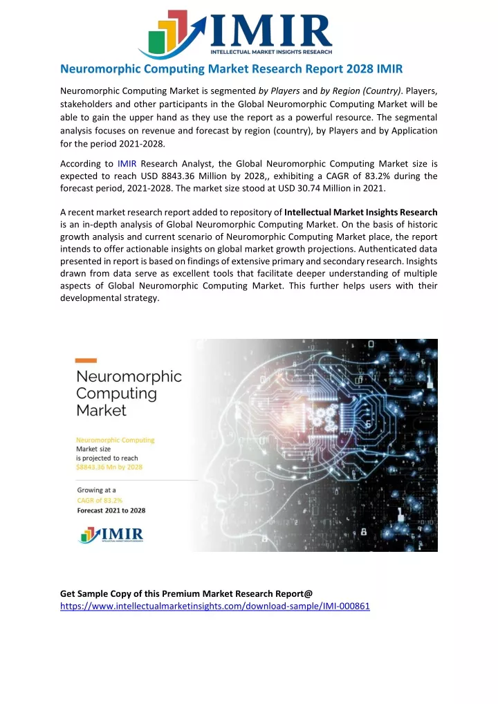 PPT - Demand of Neuromorphic Computing Market is Booming to reach By ...