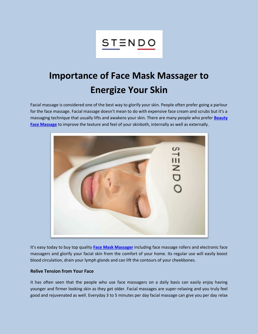 Ppt Importance Of Face Mask Massager To Energize Your Skin Powerpoint Presentation Id11981217
