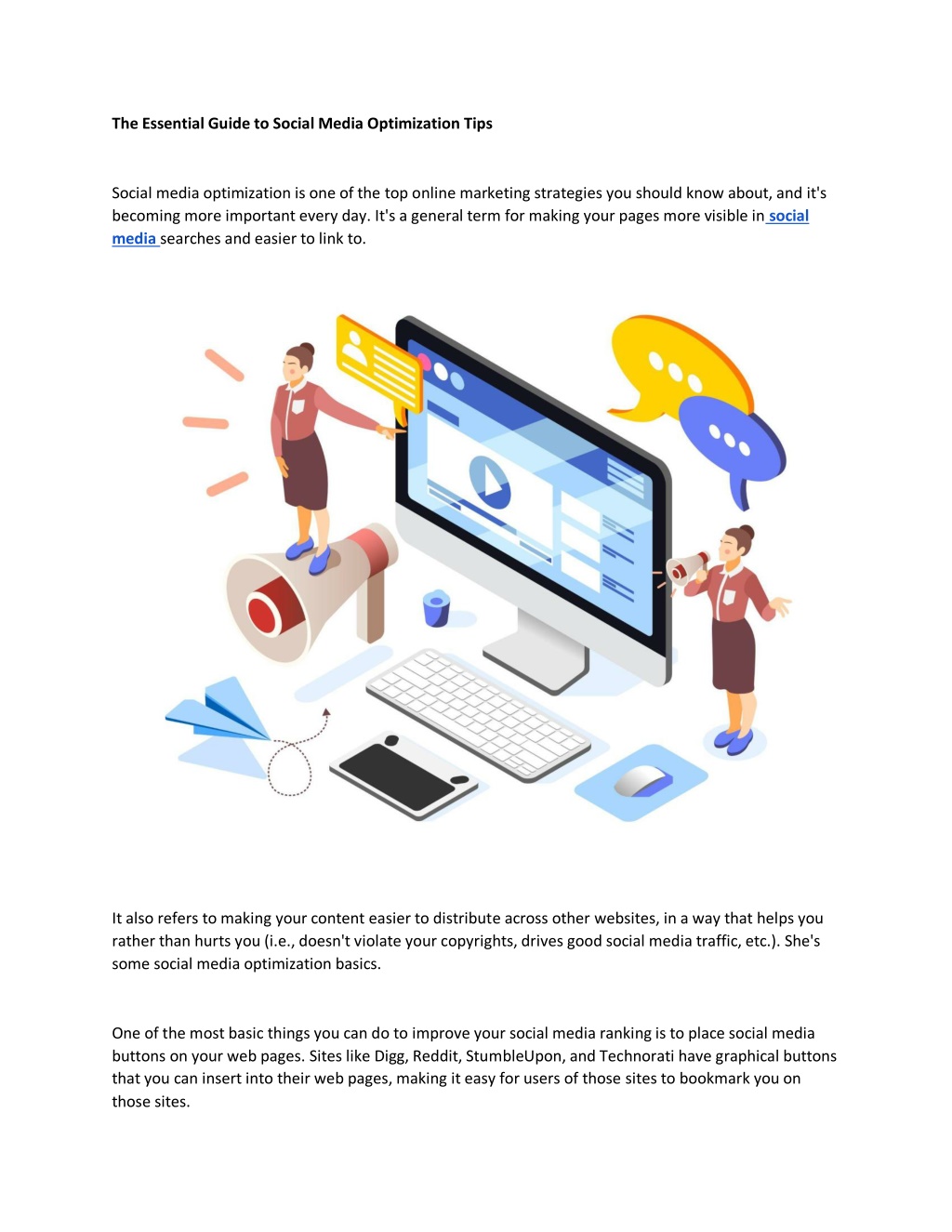 PPT - The Essential Guide to Social Media Optimization Tips PowerPoint ...