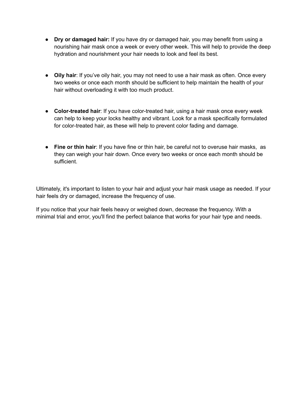 Ppt A Detailed Guide To Using A Hair Mask Powerpoint Presentation