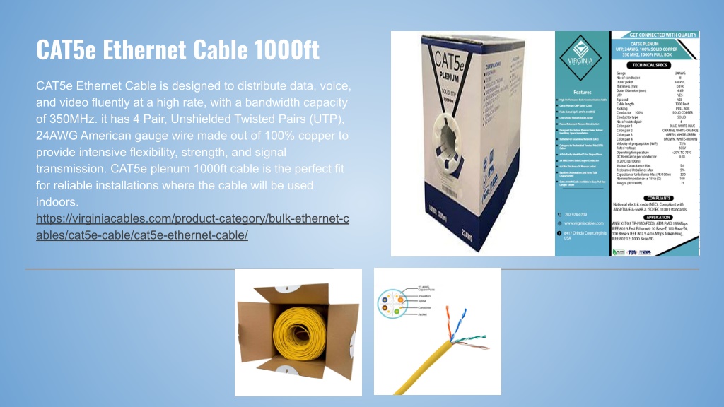 PPT - Virginia Cables | Bulk Ethernet Cables - Buy Ethernet Cables ... PPT - Virginia Cables | Bulk Ethernet Cables - Buy Ethernet Cables ...