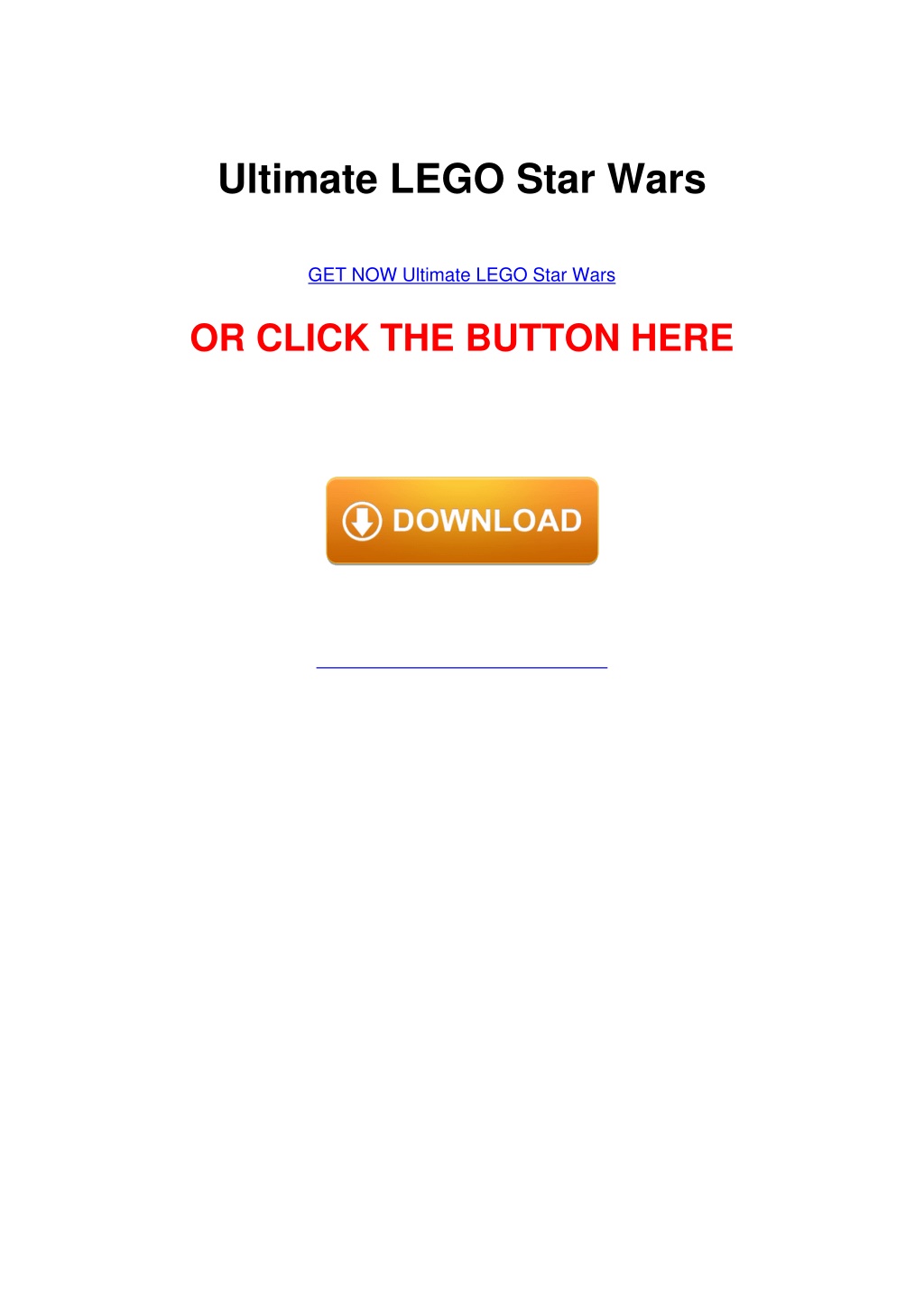 PPT - _PDF_ Ultimate LEGO Star Wars PowerPoint Presentation, free ...