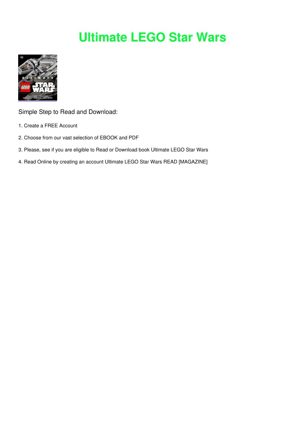 PPT - _PDF_ Ultimate LEGO Star Wars PowerPoint Presentation, free ...