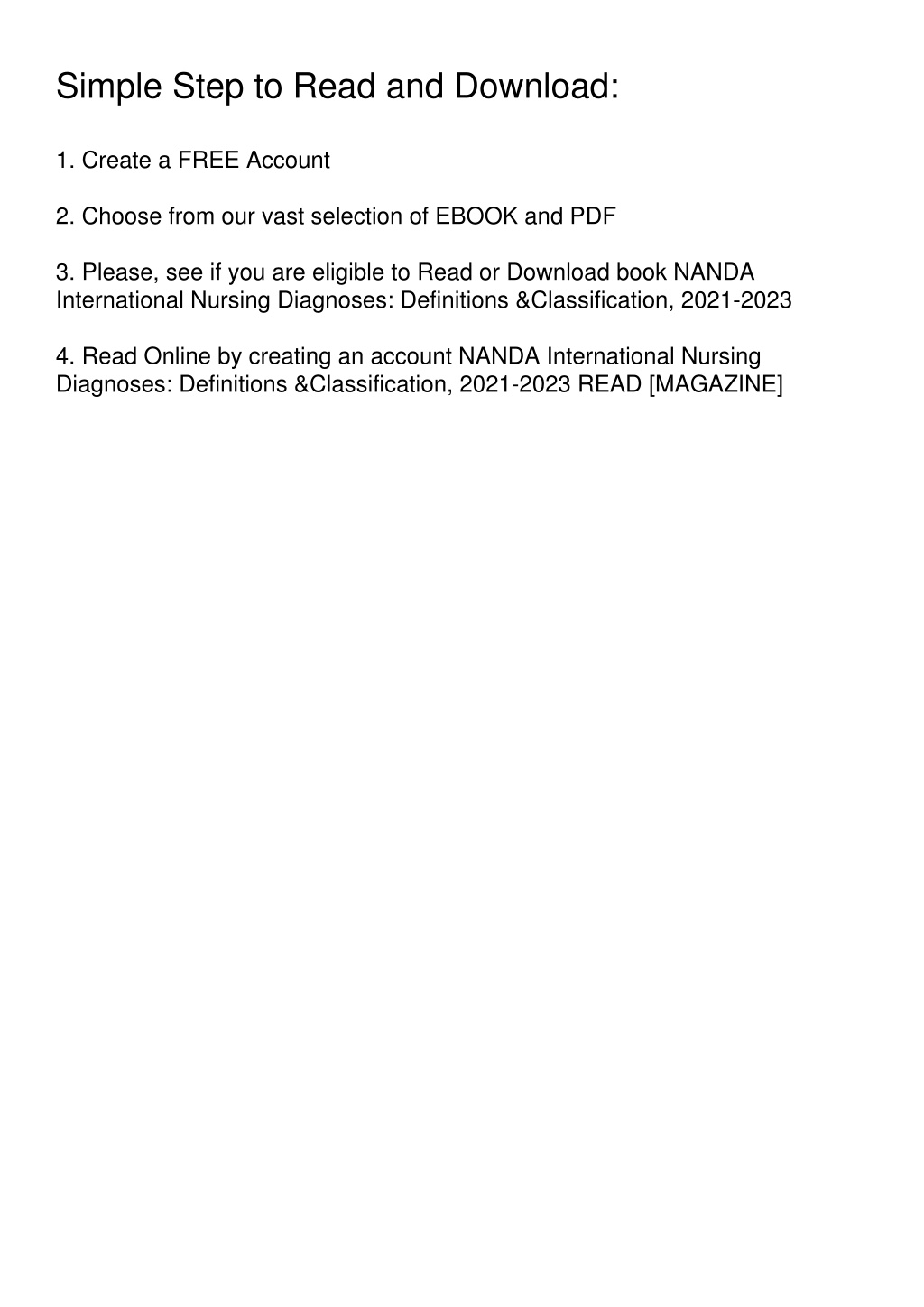 PPT - ‹download› free (pdf) NANDA International Nursing Diagnoses ...