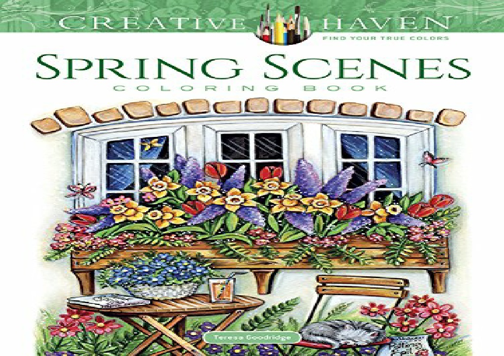 PPT - [READ PDF] Creative Haven Spring Scenes Coloring Book (Creative ...