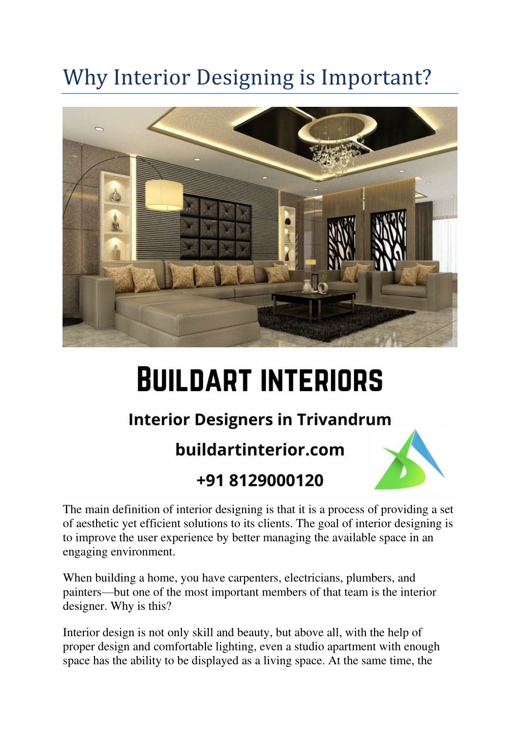 PPT - Tips for creating Budget friendly luxurious intrior designing ...