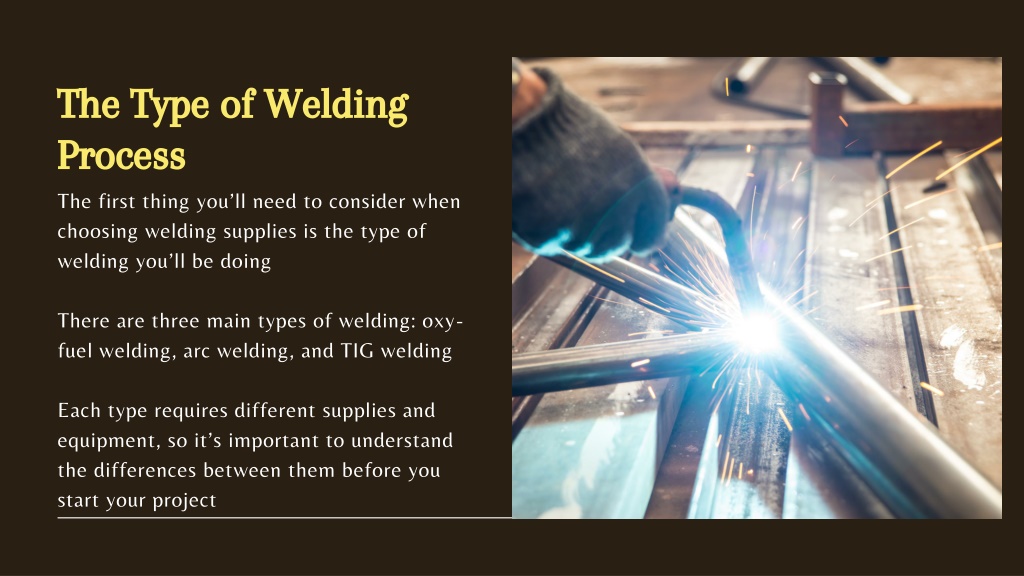 PPT - Choosing The Right Welding Supplies For Your Project PowerPoint ...
