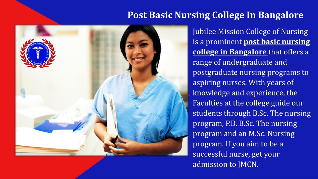PPT - Get Quality Post Basic Nursing Education at College in Bangalore ...