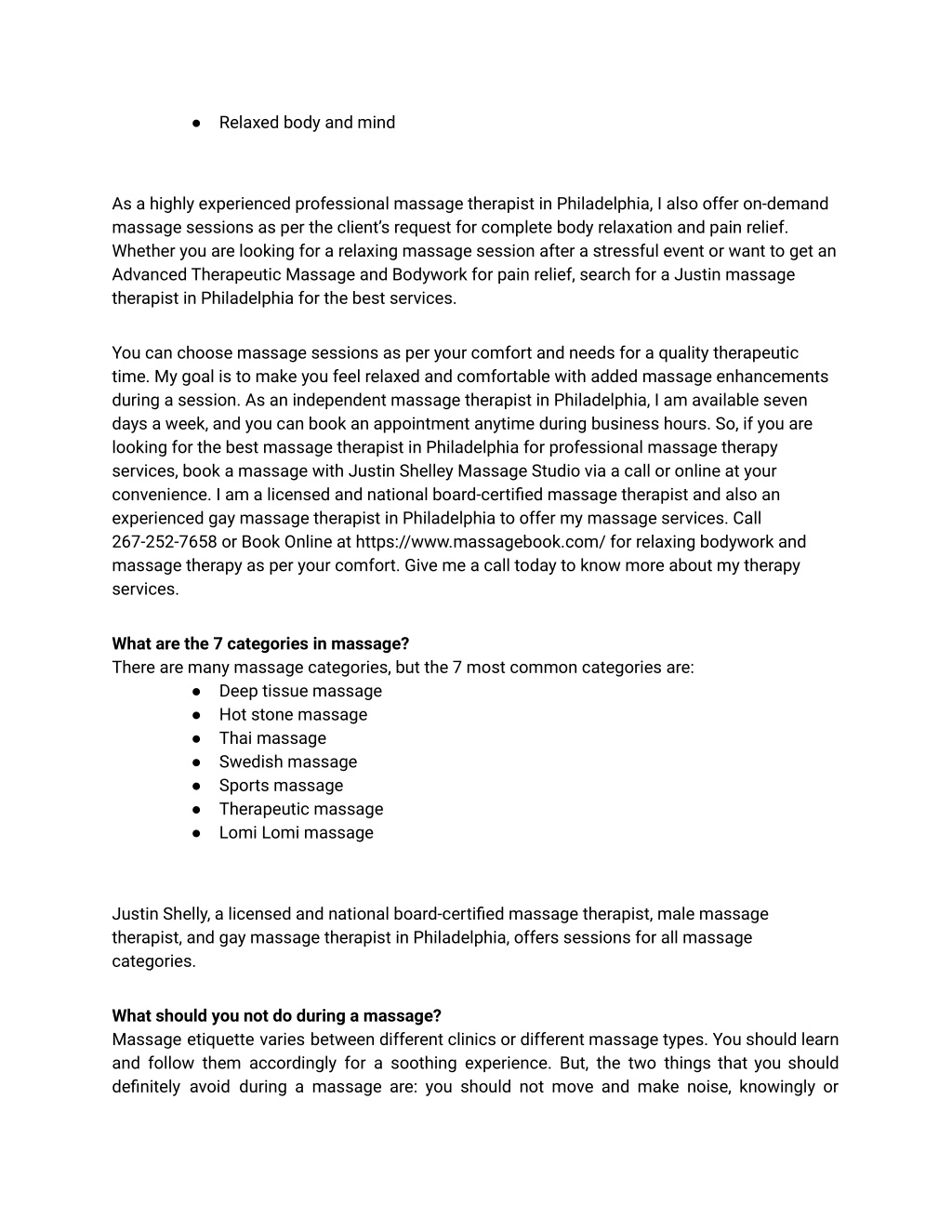 PPT - Independent Massage Therapist Philadelphia PowerPoint ...