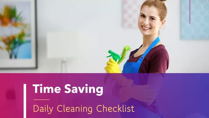PPT - Time Saving Daily Cleaning Checklist PowerPoint Presentation ...