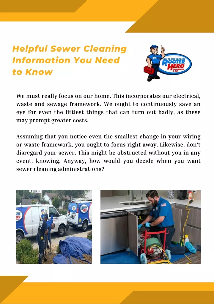 PPT - Helpful Sewer Cleaning Information You Need to Know PowerPoint ...